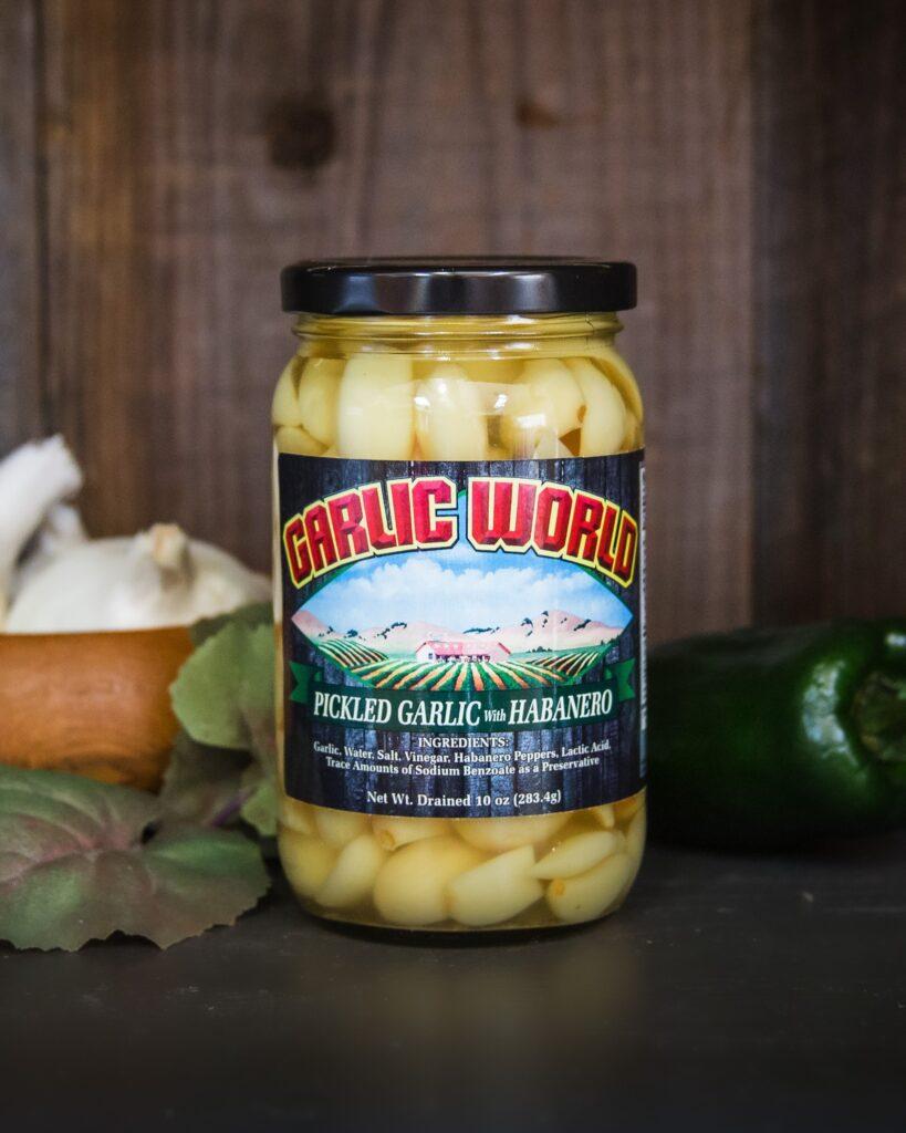 Garlic World Pickled Garlic – Habanero – Garlic World